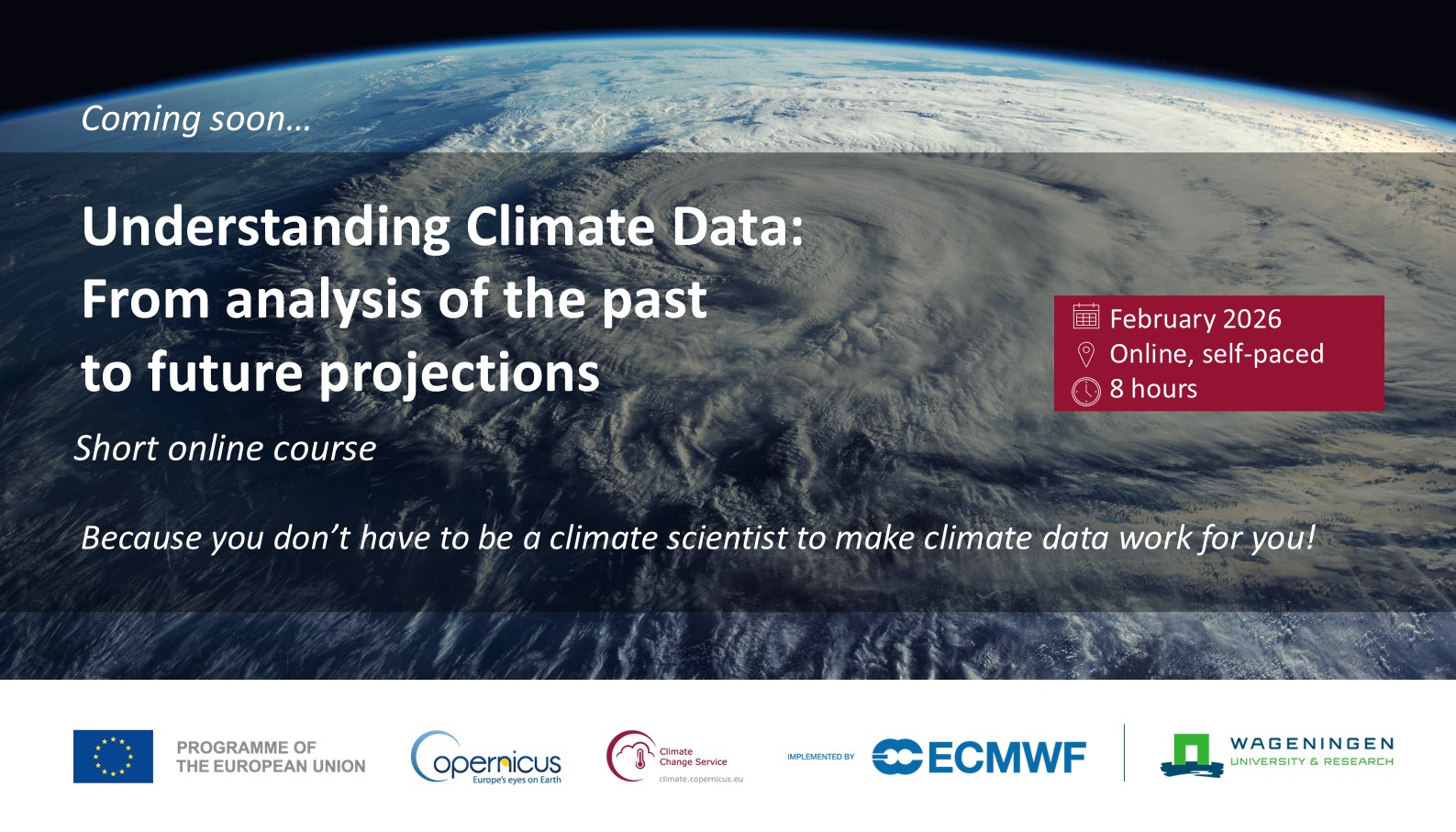 Launching mini-MOOC course: Understanding climate data – from analysis ...